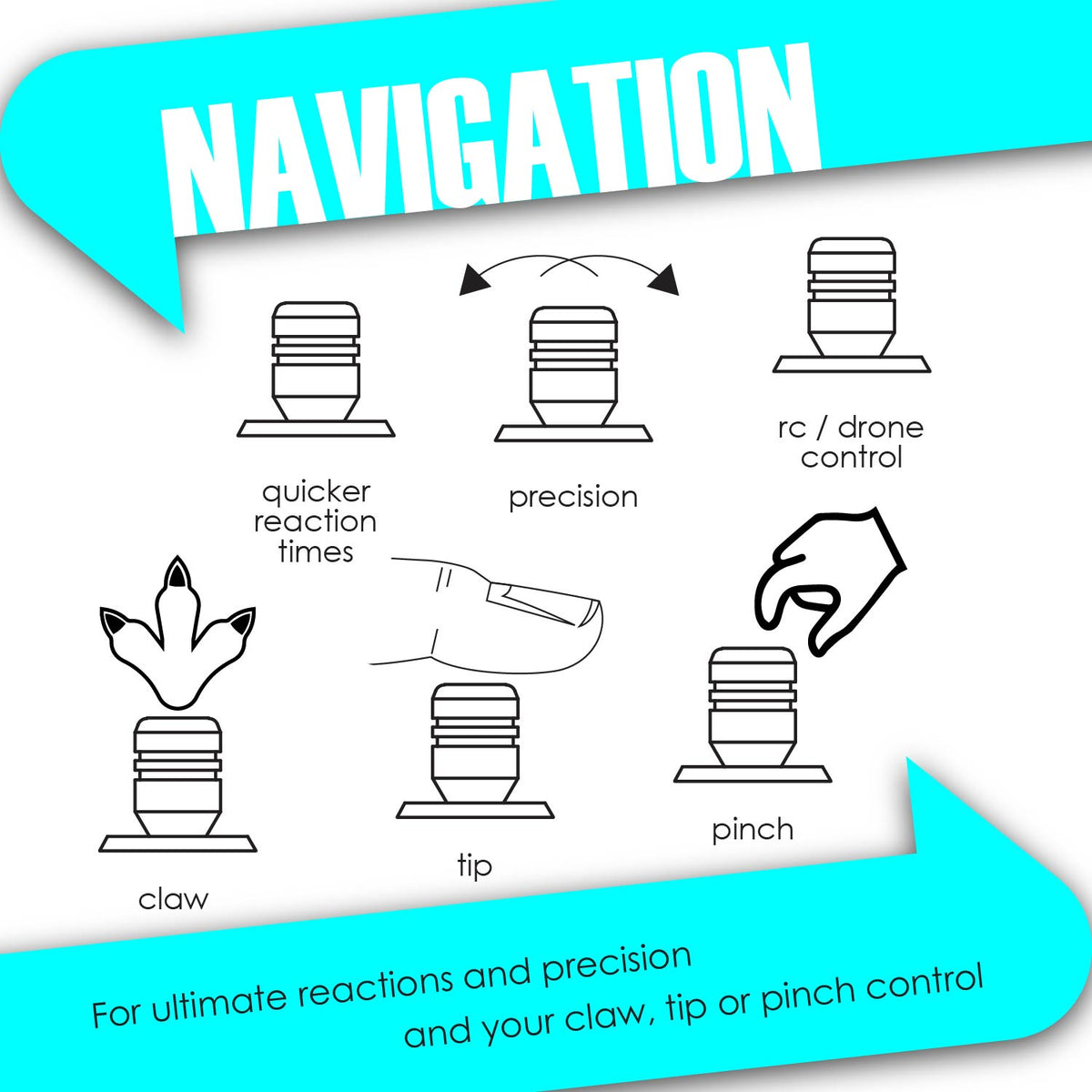 Navigation Kit | Flight Simulator Controls or Claw Grip - Your Choice ...
